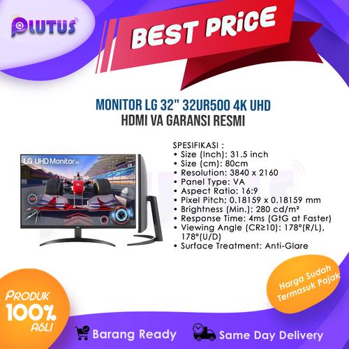 Jual Monitor LG 32" 32UR500 4K UHD VA HDMI AMD FreeSync Garansi Resmi ...