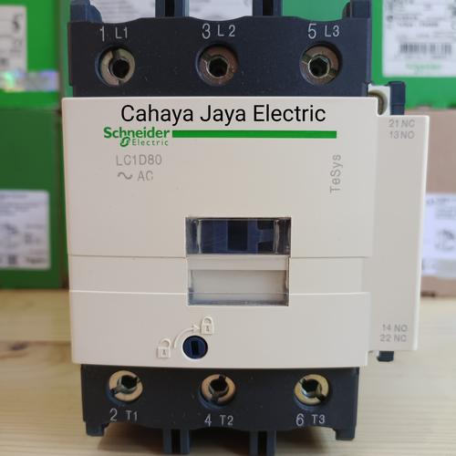 Jual Contactor Kontaktor Schneider LC1D80F7 110A ORIGINAL - Jakarta ...