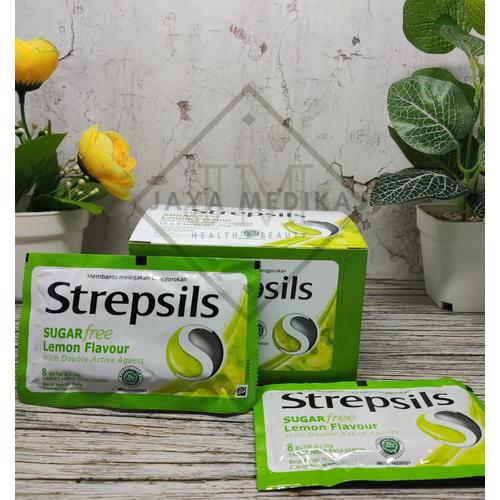 Jual Strepsils Sugar Free Lemon Flavor Sachet | Permen Pelega ...