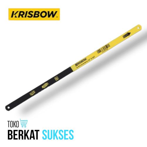 Jual MATA GERGAJI BESI HSS HACKSAW BLADE 12INX24T LRHHB24 KRISBOW ...