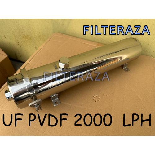 Jual UF Filter PVDF 2000 LPH - Stainless 304 Ultrafiltrasi 3/4" Inch ...