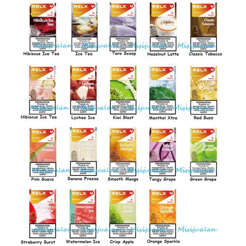 Jual RELX Pod Pro 2 Watermelon Ice Tea Lychee Apple Taro Kiwi Grape ...