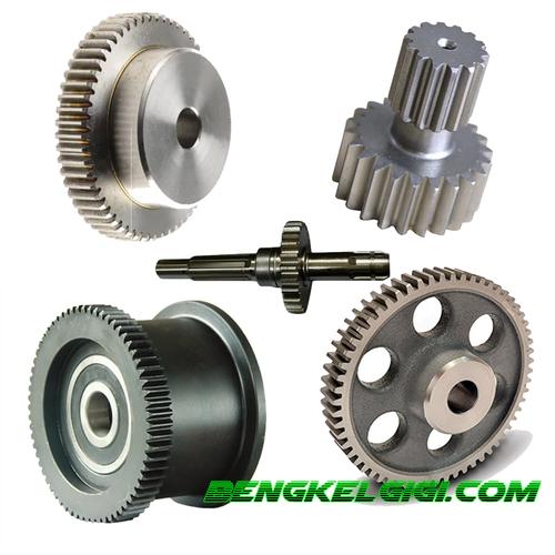 Jual Custom Roda Gigi Gear Lurus / Spur / Pinion - Modul Jumlah Gigi ...