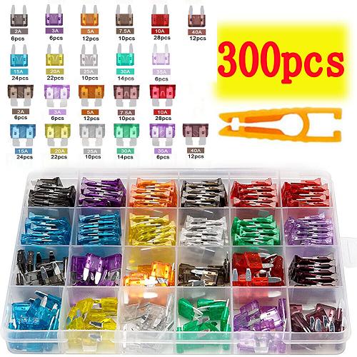 Jual 300 Pcs Sekring Mobil Tancap Mini Standar Car Fuse Blade Medium ...