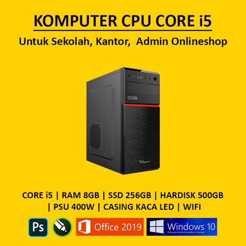Jual [NEW] Komputer PC Rakitan i5 Untuk Admin, Kantor, Rumah, Office - RAM 4GB, SSD 120GB - Kota ...