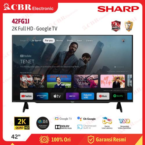 Jual TV SHARP 42 Inch LED 42FG1I (2K FHD-Google TV) - Kota Batam - CBR ...