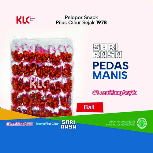 Jual Pilus / Sukro Cikur Pedas Manis Ball Isi 50pcs Sari Rasa / KLC Snack - Kab. Garut - KLC ...