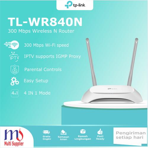Jual TP-LINK TL-WR820N 300Mbps Wireless Router - WR840 - Jakarta Barat ...