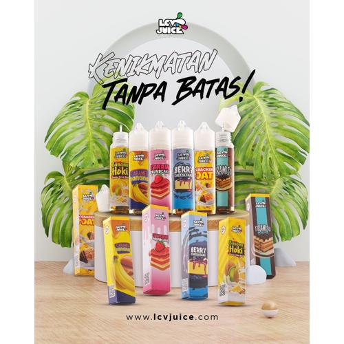 Jual LCV JUICE CREAMY SERIES LIQUID 60ML FREEBASE ORIGINAL LIQUID BY ...