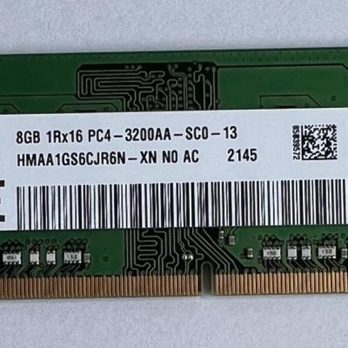 Jual RAM LAPTOP SK HYNIX 8GB 1Rx16 PC4 3200AA SCO 13 ORIGINAL - Jakarta ...