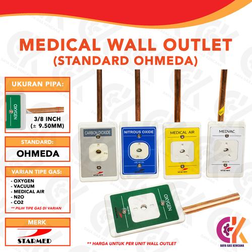 Jual Starmed Wall Outlet Gas Medis Standard Ohmeda - Medical Gas Outlet ...