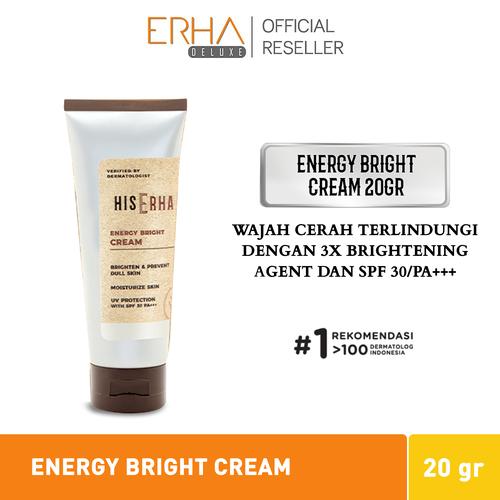 Promo HIS ERHA Energy Bright Cream - Sunscreen Pria SPF30/PA+++ Kulit ...