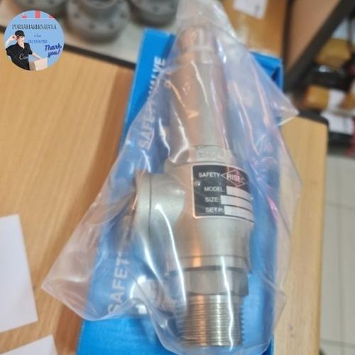 Jual HISEC Safety Valve Stainless steel SS304 drat 1/2" Inch 20kg / bar ...