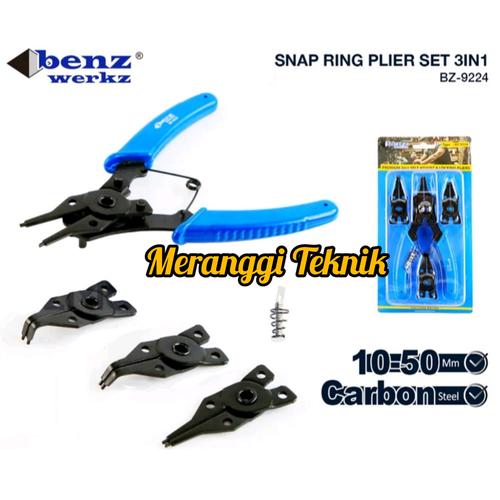 Jual Tang snapring snap ring set 3 in 1 benz plier - Kab. Gianyar ...