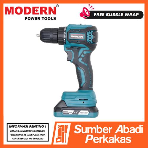 Jual MODERN M17 Mesin Bor Cordless Drill Tangan Baterai Impact Beton M-17 - Jakarta Barat ...