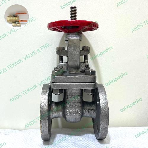 Jual Gate Valve 3/4' inch DN 20 SS304 ANSI # 150 SCS13 Flange KITZ ...
