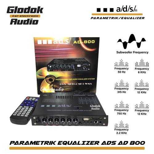 Jual Parametrik Equalizer ADS AD 800 Car Audio MP3/MP4,Karauke ,Remote ...