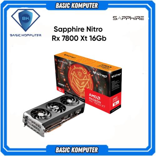 Jual Sapphire Nitro+ AMD Radeon Rx 7800 Xt 16Gb Gddr6 Rx 7800Xt Rx7800 ...