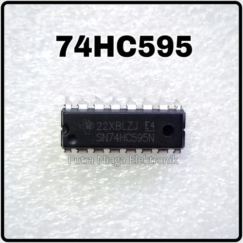 Jual ic 74HC595 DIP 16p / SN74HC595N / HD74HC595P HC595 TTL 74595 - Kota Bandung - Putra Niaga ...