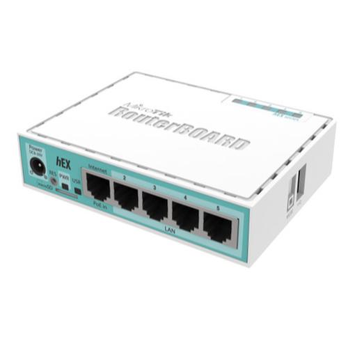 Jual Mikrotik RB-750-GR3 RB750GR3 hEX Gigabit Router Indoor 5 Port ...