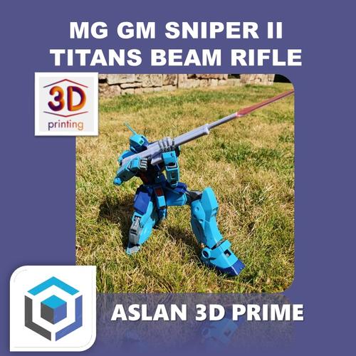 Jual MG GM SNIPER II TITANS BEAM RIFLE GUNDAM GUNPLA Custom Color 3D ...