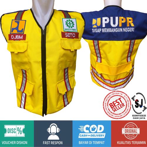 Jual Rompi Safety Pupr Bina Marga Bisa Custom Design Dan Logo - Kab ...