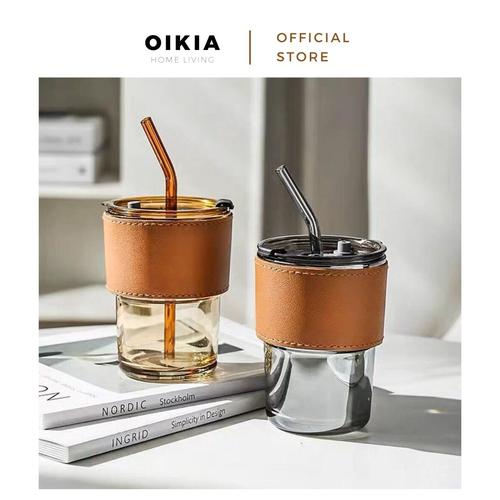Jual OIKIA Glass Tumblr Aesthetic / Gelas Minum Kaca Mug Modern ...