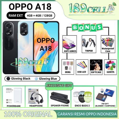 Jual OPPO A18 RAM 4/128 GB | OPPO A 18 4/128GB GARANSI RESMI OPPO ...
