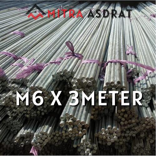 Jual Asdrat Long Drat Putih Galvanis M6 x 3meter - 1 Batang - Kab. Bekasi - Mitra Asdrat | Tokopedia