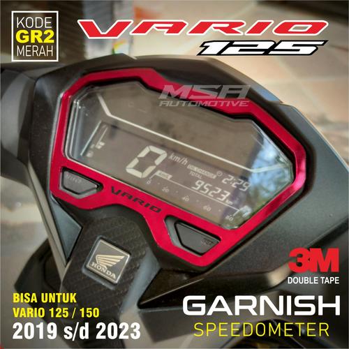 Jual Garnish speedometer Honda Vario 125 tahun 2019 2023 - Merah - Kab ...