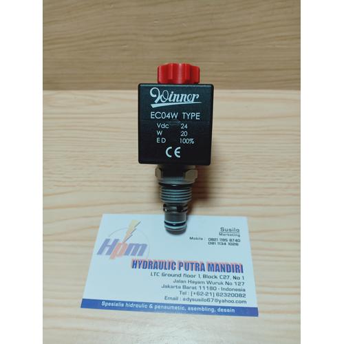 Jual SOLENOID CARTRIDGE VALVE WINNER EC04W - DC 24 - Jakarta Barat - HYDRAULIC PUTRA MANDIRI ...
