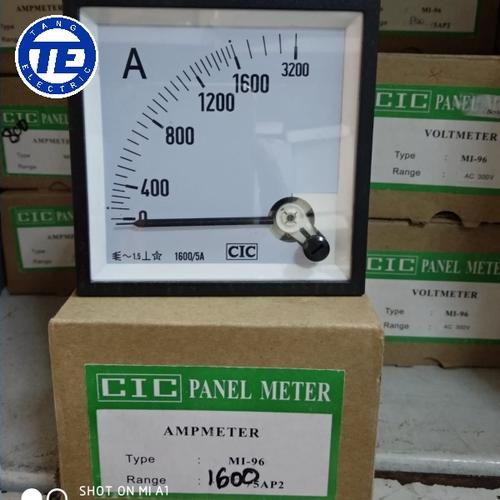 Jual ANALOG METER PM CIC AMPERE METER TYPE MI-96 1600/5A - Jakarta ...