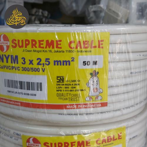 Jual Kabel Listrik Supreme NYM 3x2.5 mm 50m - Jakarta Selatan - Dirgantara_teknik | Tokopedia