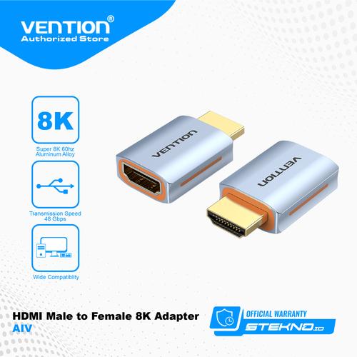Jual Vention HDMI 2.1 Male to Female 8K 4K Gender Adapter Converter ...
