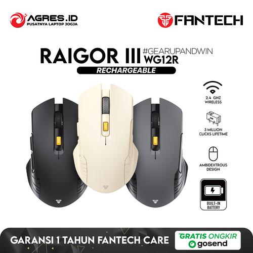 Promo Fantech RAIGOR III WG12 / WG12R | Rechargeable Wireless Gaming ...