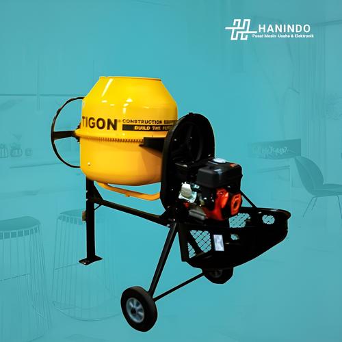 Jual Beton Molen Concrete Mixer Semen Tigon 200 Liter + Engine 7 HP - Kota Surabaya - HANINDO ...