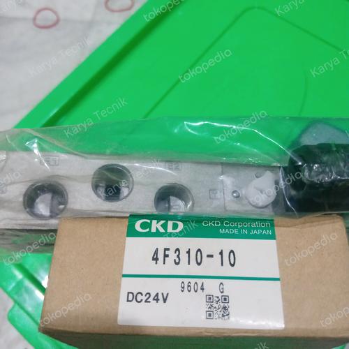 Jual SOLENOID VALVE CKD 4F310-10 3/8 DC24V /AC220V - Jakarta Barat ...