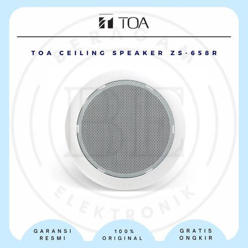 Jual TOA Celling Speaker ZS 658R | Speaker Plafon Original Garansi ...