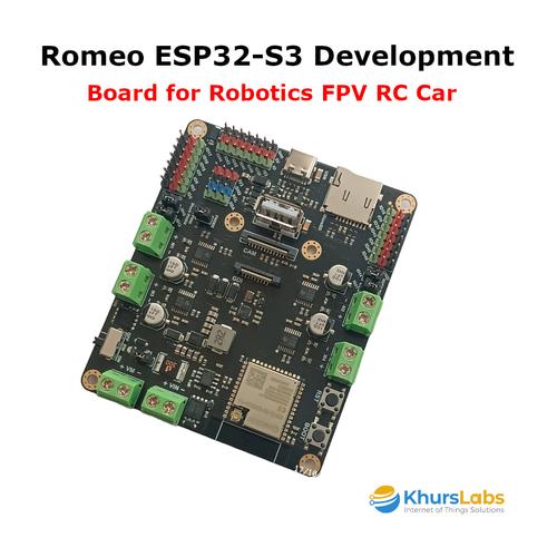 Jual DFROBOT - Romeo ESP32-S3 Development Board for Robotics FPV RC Car ...