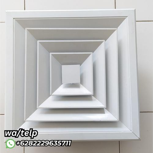 Jual grille ac diffuser 28cm x 28cm sock 4 inch tutup exhaust fan grill ...