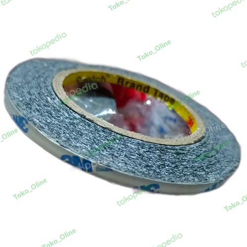 Jual 3M Double Tape Tipis Hitam 9448A Perekat Tahan Panas 5mm x 25m ...