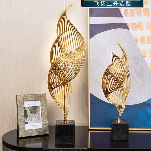 Jual Pajangan Meja Abstrak Ornament Gold Pajangan Meja Kantor Decor ...