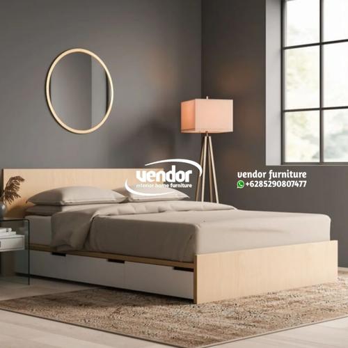 Jual Dipan Minimalis HPL Tempat Tidur Industrial Interior Home ...