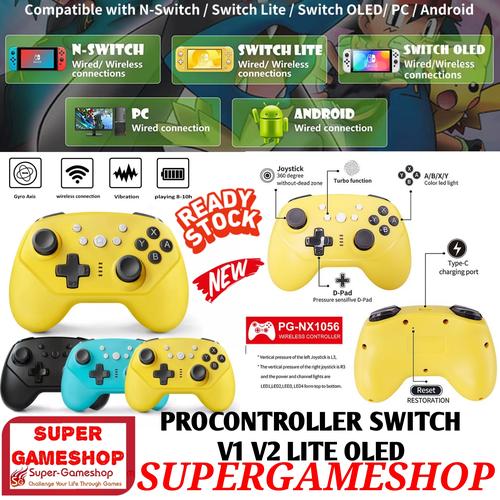 Promo Wireless Controller Switch Oled V1 V2 Lite Pro Controller Switch ...