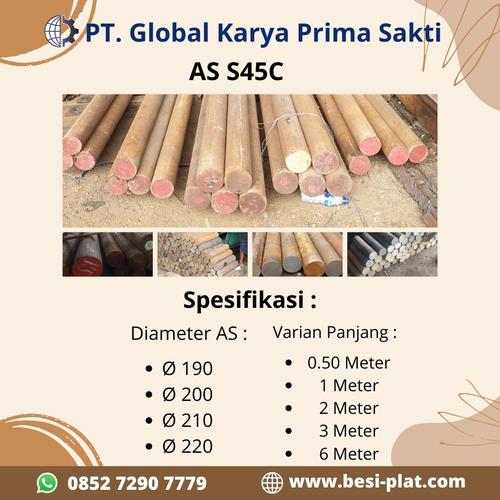Jual Besi AS S45C Diameter 190mm x 2 Meter - Kota Tangerang - global ...