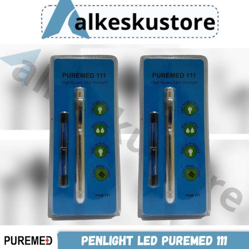 Jual Penlight Puremed Led PRM 111 Lampu putih / Pen Light Lampu Putih ...