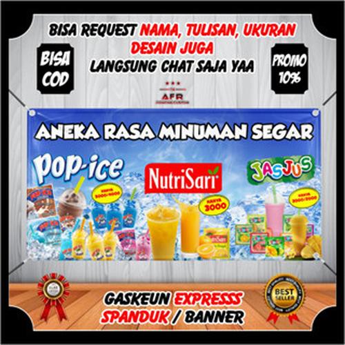 Jual Spanduk Banner Backdrop Pop Ice Viral Kekinian - Banner Jualan ...