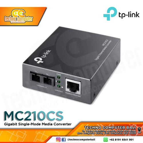 Jual TP-LINK MC210CS Gigabit Single-Mode Media Converter - Kota Denpasar - Techno Computer Bali ...