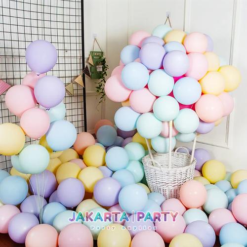 Promo Balon Latex Macaron 5inch / Balon Pastel / Balon Latex Macaron ...