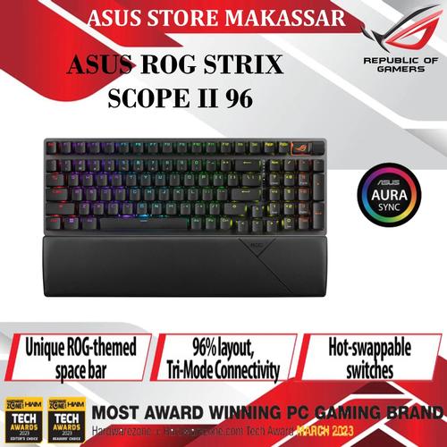 Promo ROG Strix Scope II 96 Wireless gaming keyboard Cicil 0% 3x - Kota ...
